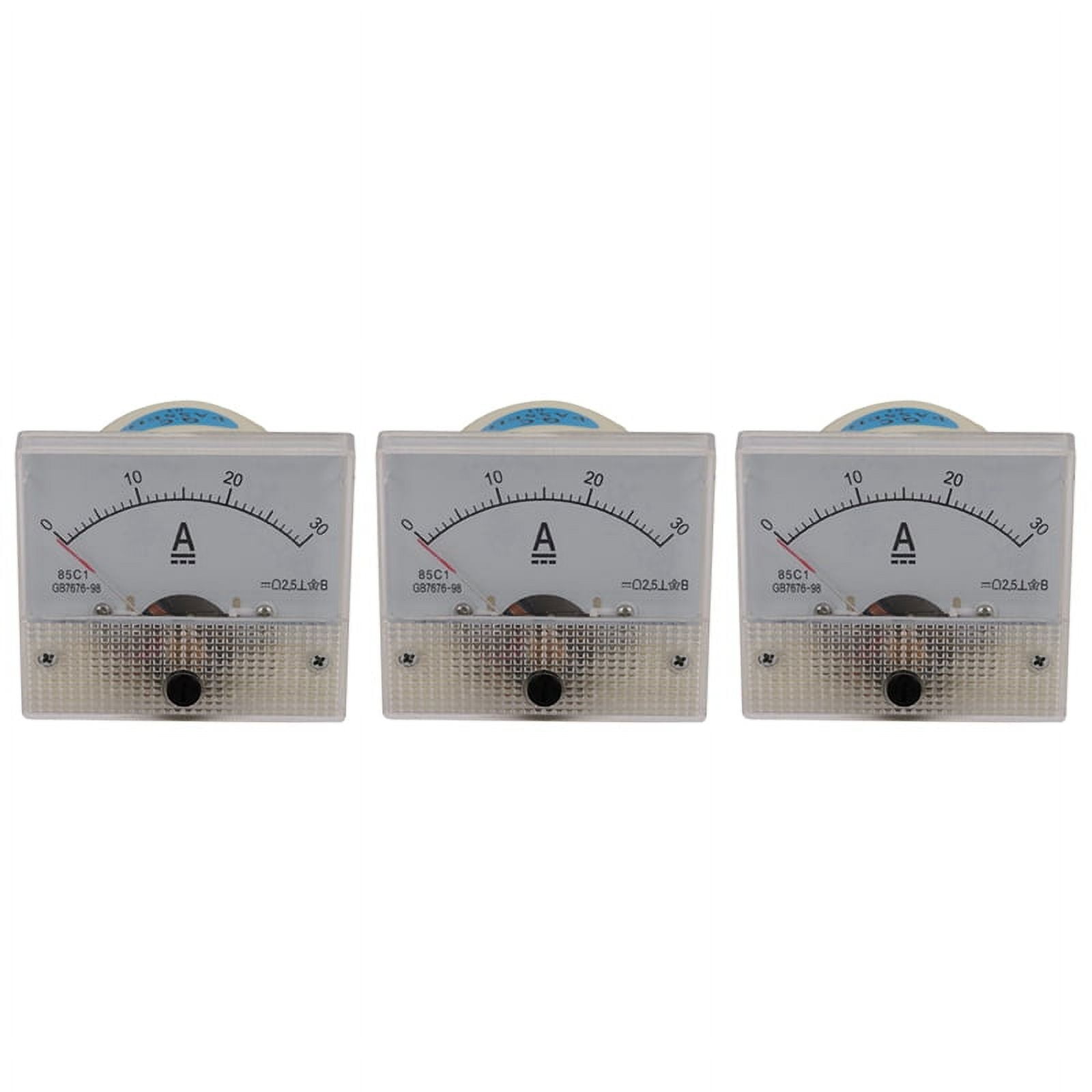 3X 85C1-A Dc Analog Ampere Meter Panel Meter Gauge 30A Amp Gauge ...