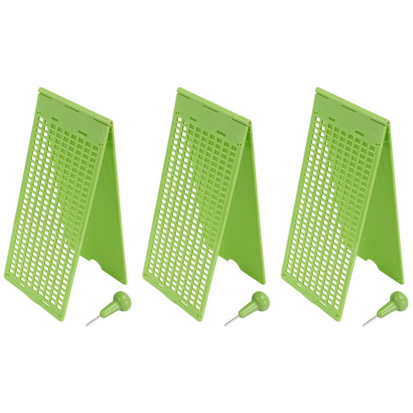 3X 9 Lines 30 Cells Braille Writing Slate and Stylus Plastic Braille Slate Kit for the Blind ...