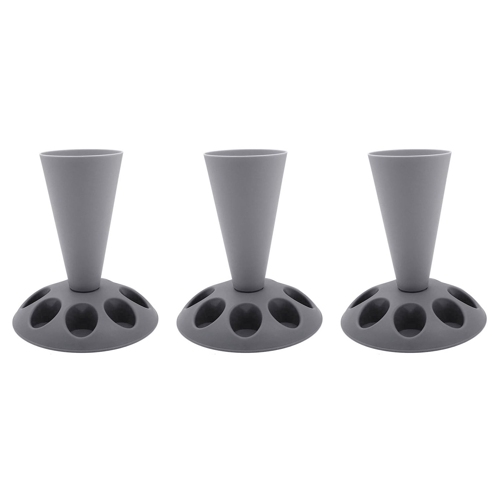 3X A-Piping Bag Stand, Piping Bag Holder with 8 Slots Nozzles, Plastic ...