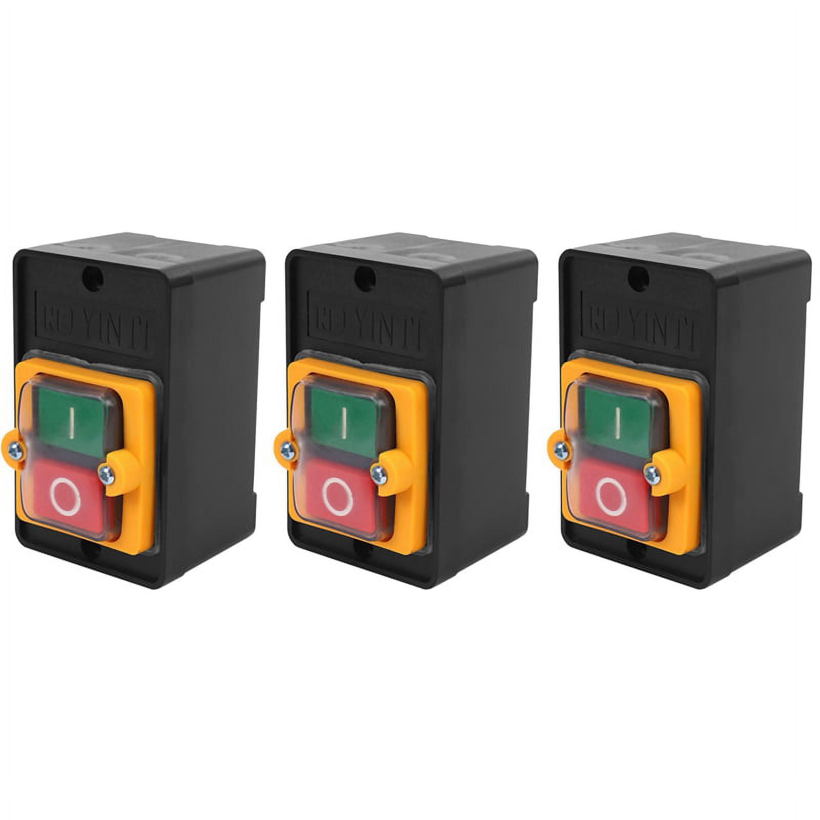 3X AC 220/380V On/ Water Proof Push Button Switch -5 for Drill Motor ...