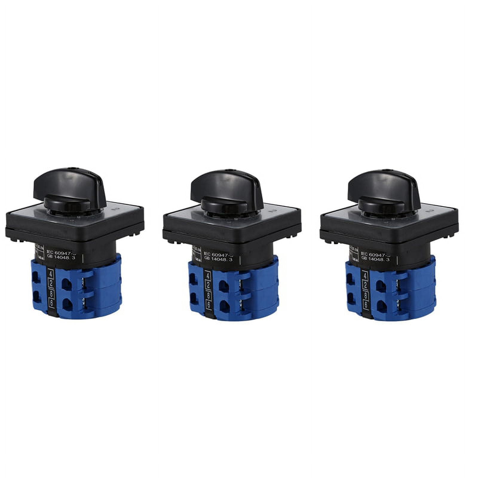 3X AC 440V 240V ON//ON Universal Change Over Cam Switch - Walmart.com