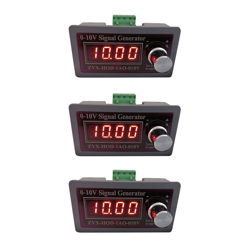 3X Adjustable Voltage Analog Simulator 0-10V 5-10V Voltage Signal ...