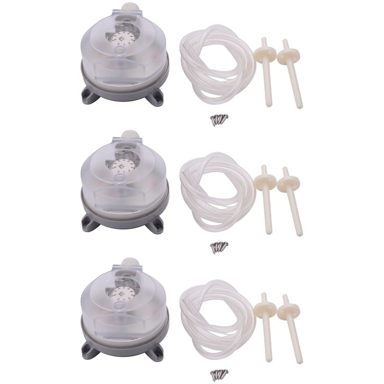 3X Air Differential Pressure Switch 20-200Pa Adjustable Micro- Pressure ...