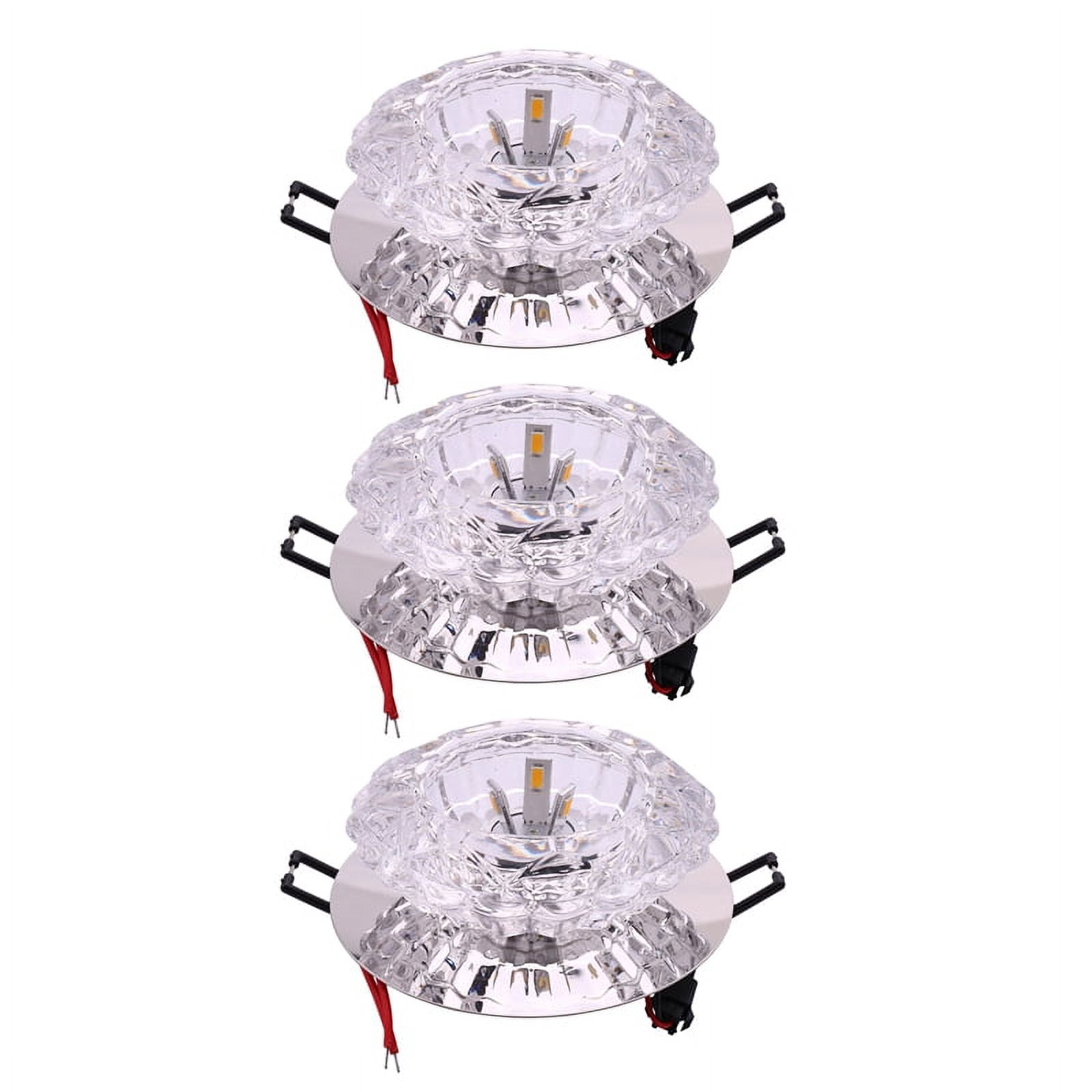 3X Aisle Flush LED Ceiling Lamp Living Room Crystal Corridor Aisle ...