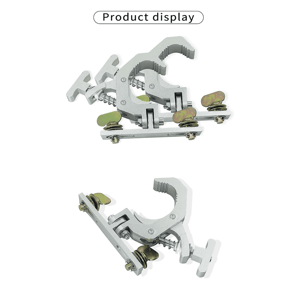 3X Aluminum Fold Clamp Hooks Stage Light Fold Hanging Hook Loading ...