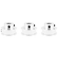 3X Aluminum GT2 36 Teeth 8mm Bore Timing Belt Pulley Flange Synchronous ...