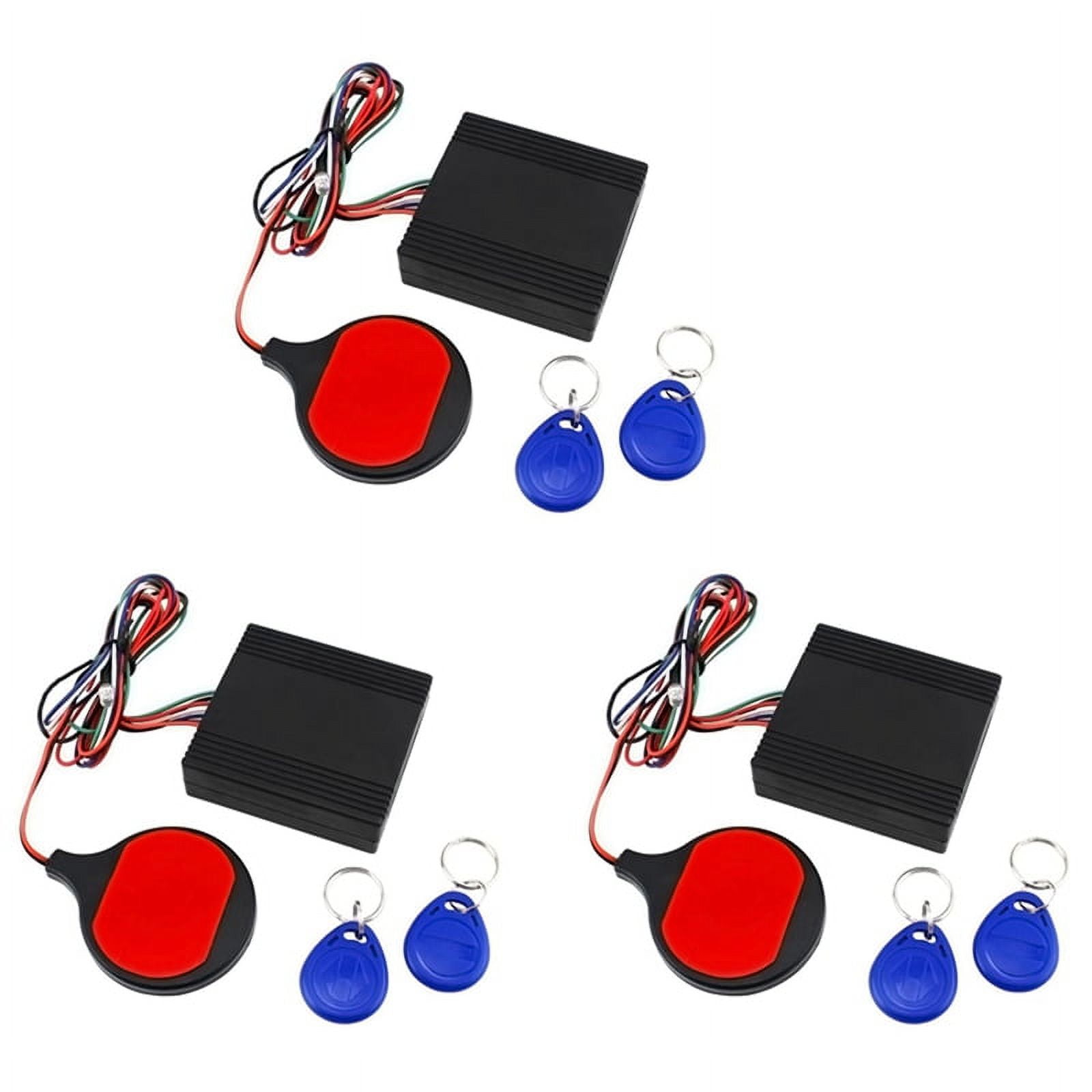 3X Anti Theft Lock System with Engine Cut Immobilizer IC Card Alarm ...