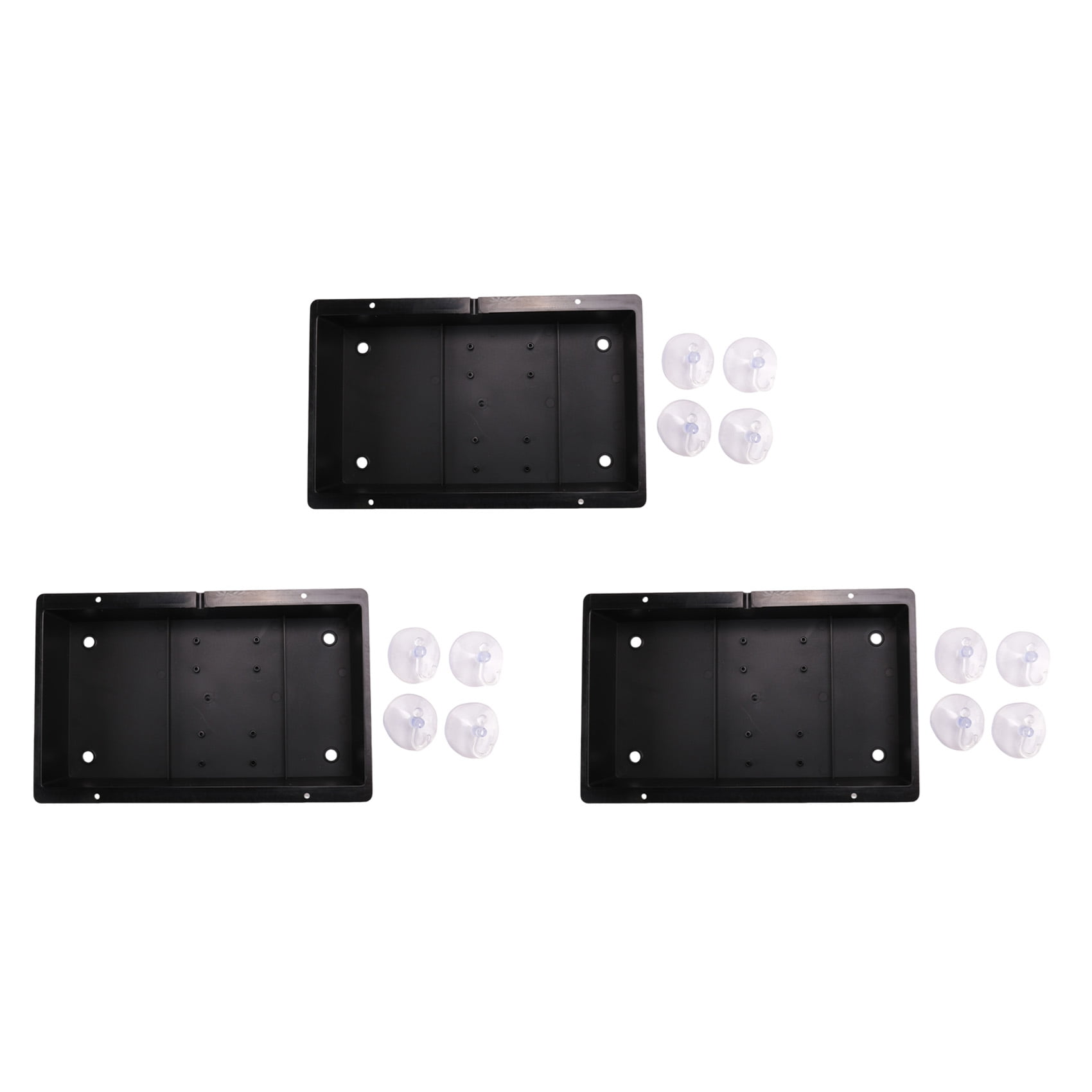 3X Arcade Joystick Bottom Case Replacement DIY Handle Game Kit Sturdy ...