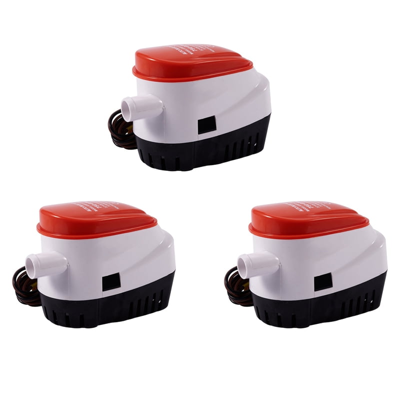 3X Automatic 12V Bilge Pump 750Gph with Internal Float Switch Auto ...