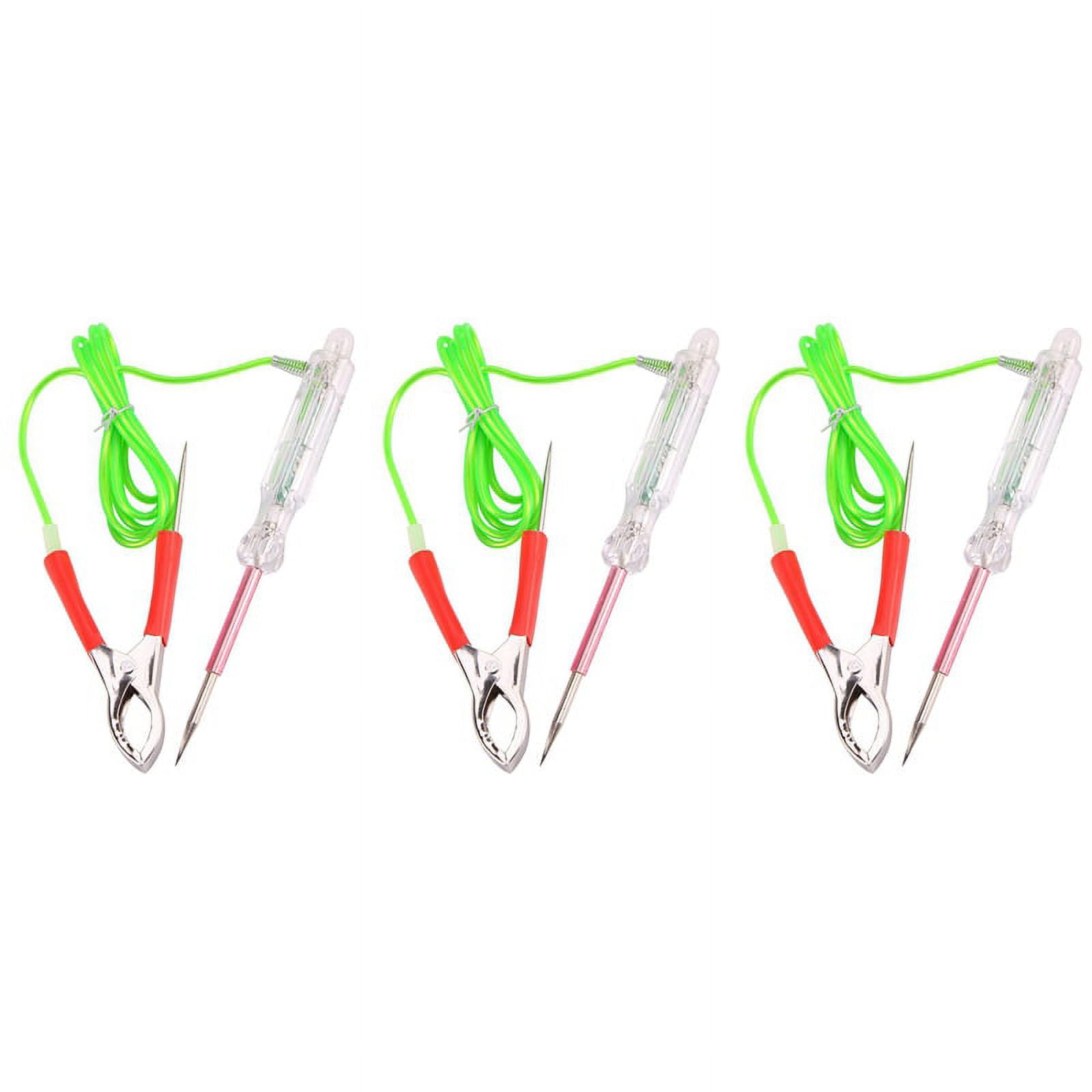 3X Automotive LED Circuit Tester 6-24V Test Light with Dual Probes 47 ...