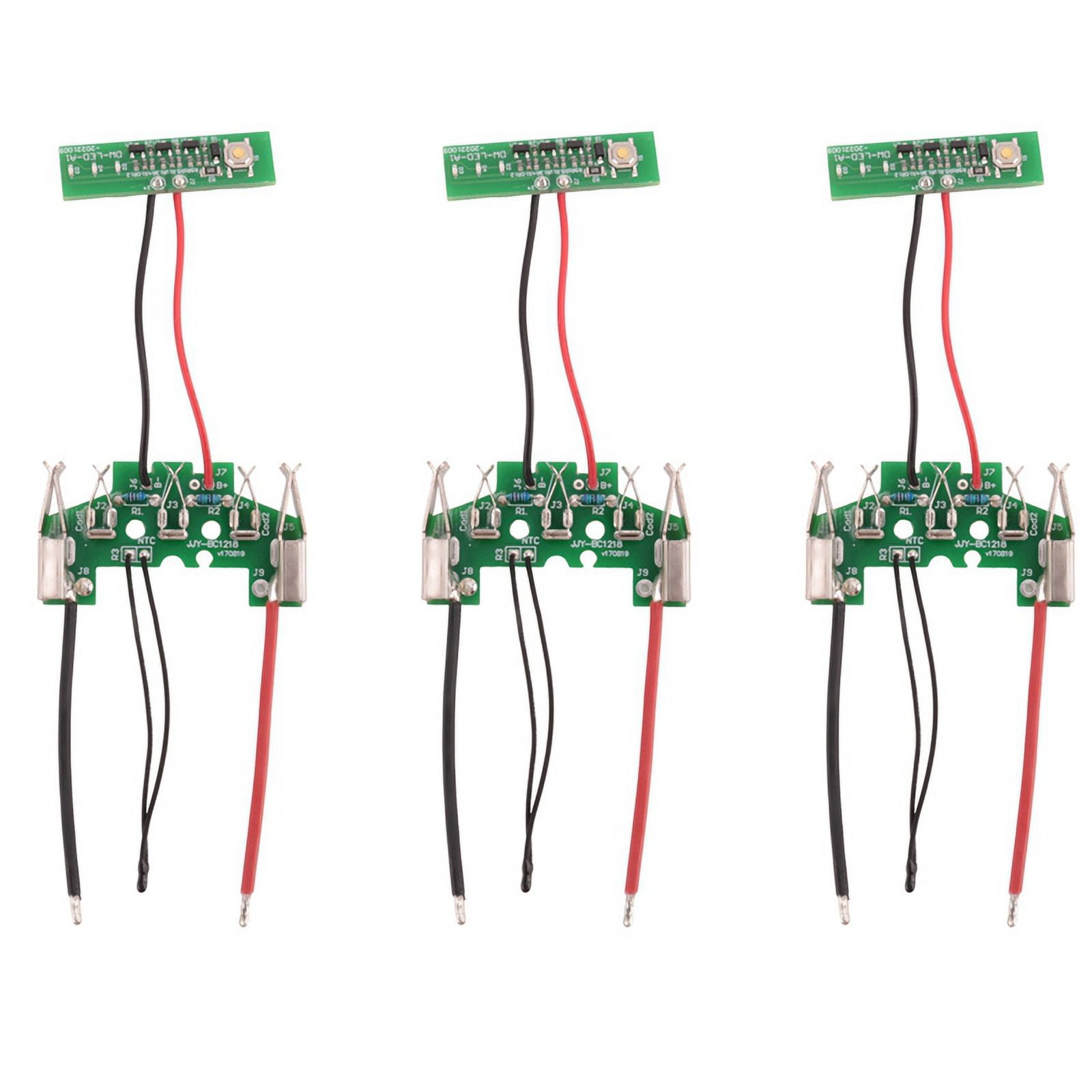 3X BAT610 18V Lithium-Ion Battery PCB Charging Protection Circuit Board ...