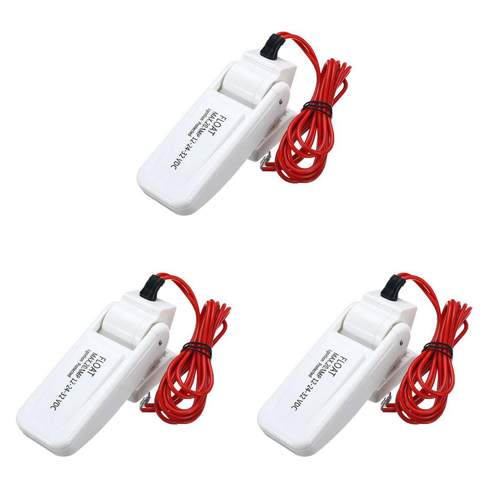 3X Bilge Pump Float Switch Automatic 12V 24V or 32V for Boat Yacht ...