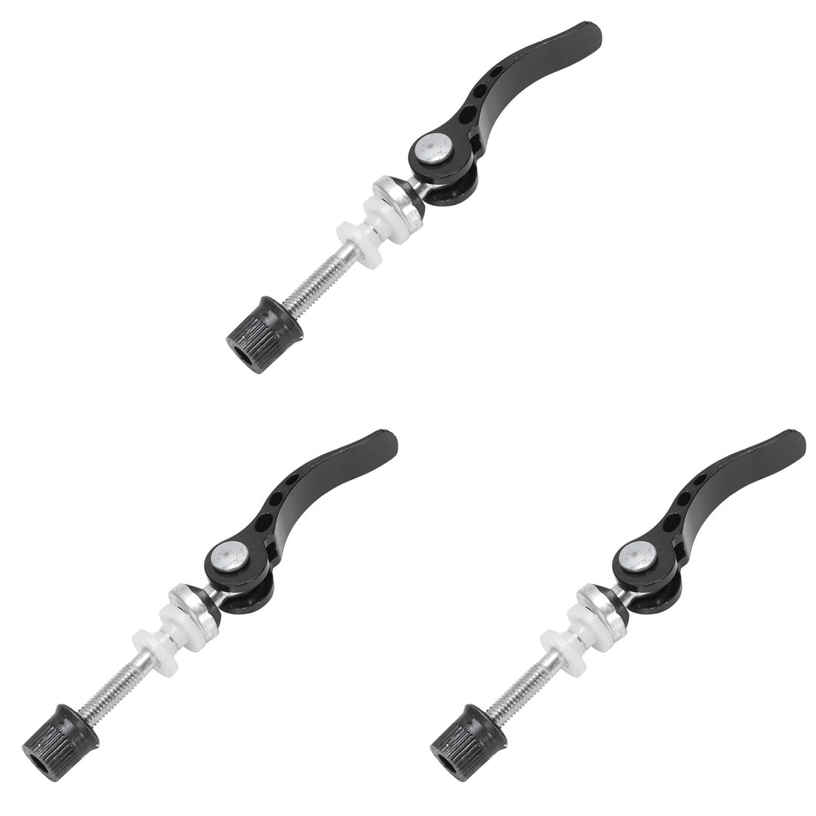 3X Black Bicycle Quick Release Seat Post Clamp Binder 6 x 55mm Rod ...