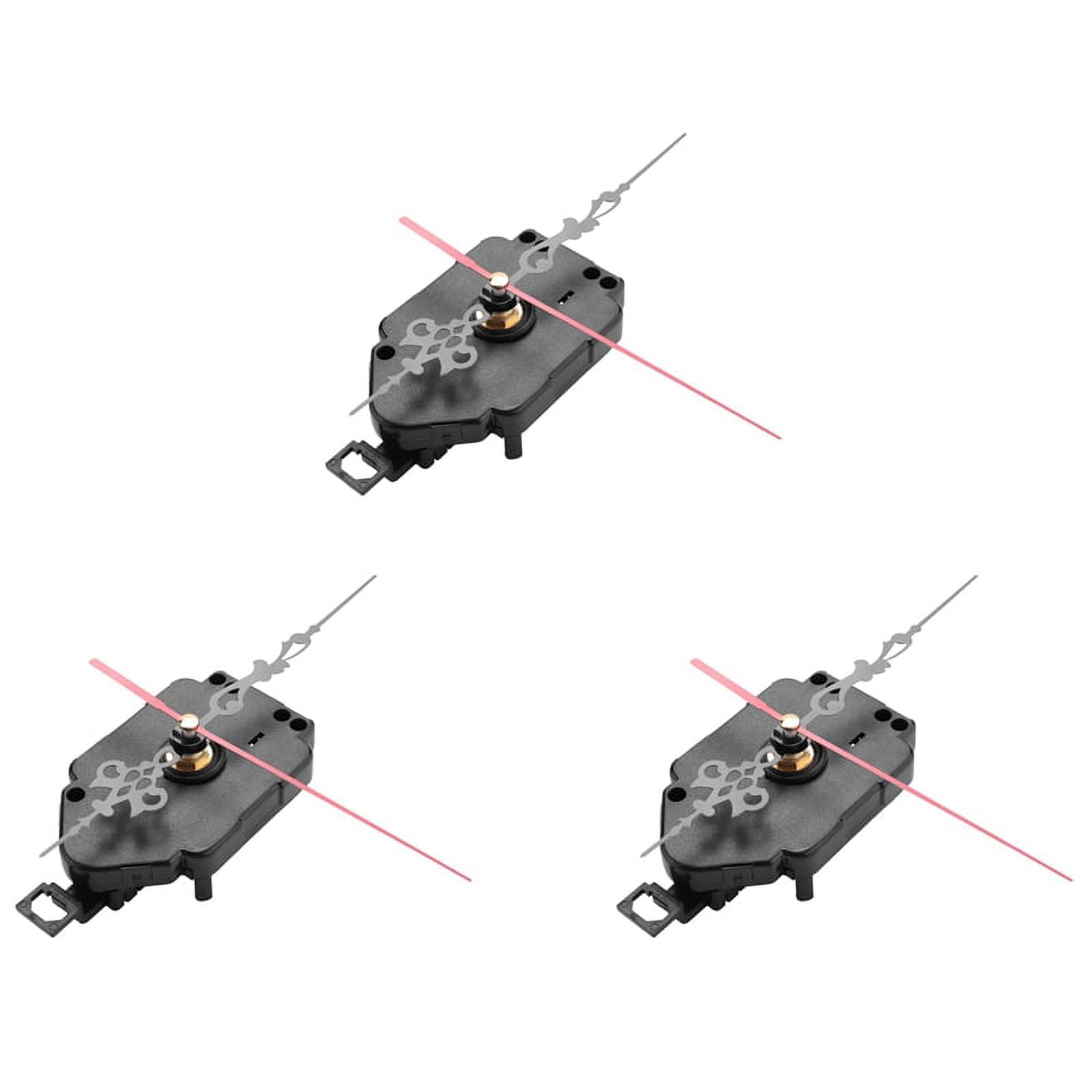 3X Black Quartz Clock Pendulum Movement Mechanism Motor & Fittings DIY ...