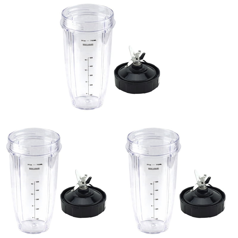 3X Blender Replacement Parts for , 24Oz Cup 7 Fins Extractor Blade, for ...