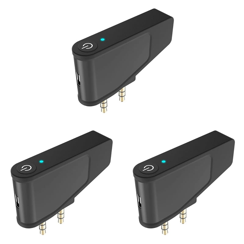 3X Bluetooth 5.3 Airplane Airline Flight Adapter A2DP Transmitter for ...