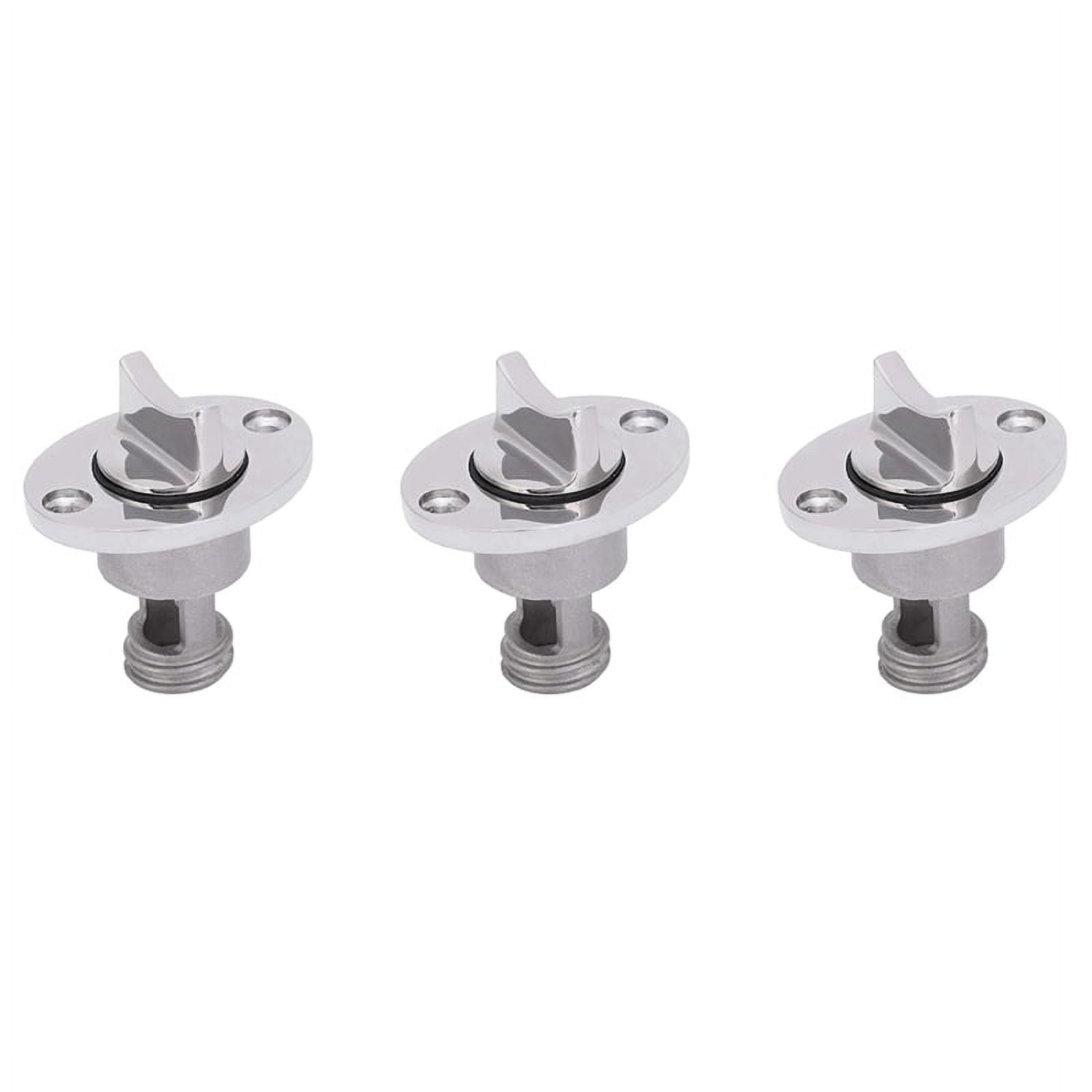 3X Boat Drain Plug Replacement Stainless Steel Marine Yacht Stop Water ...