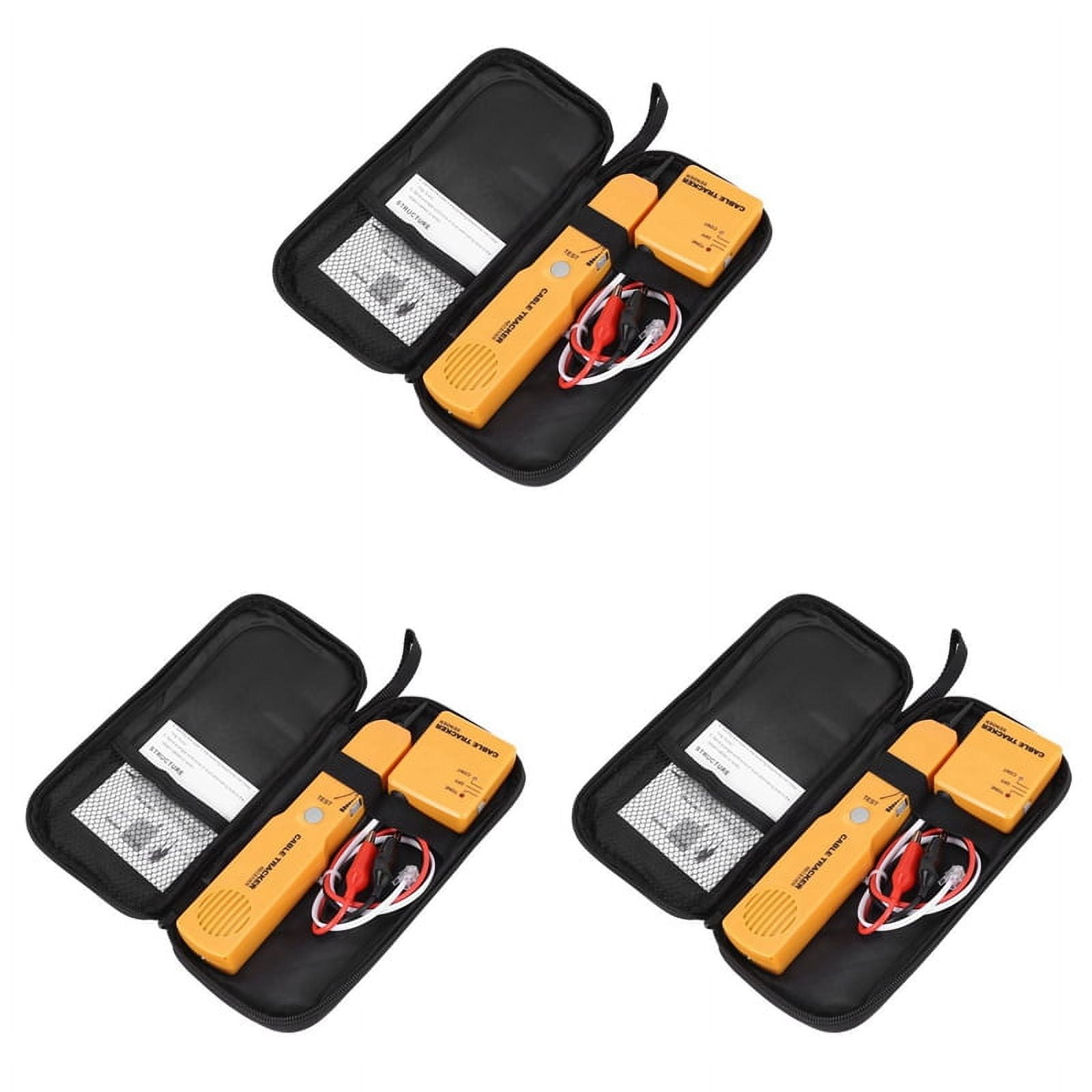 3X CABLE FINDER TONE GENERATOR PROBE TRACKER WIRE NETWORK TESTER TRACER ...