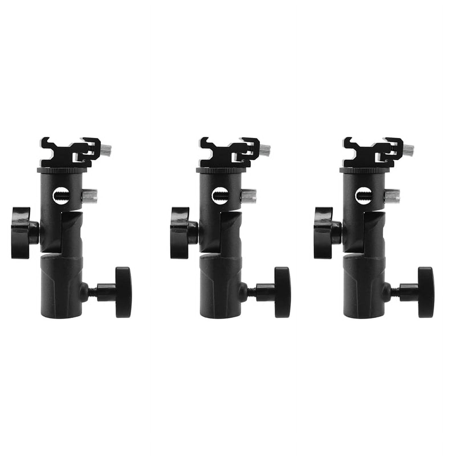 3X Camera Flash Speedlite Mount,Professional Swivel Light Stand Light ...