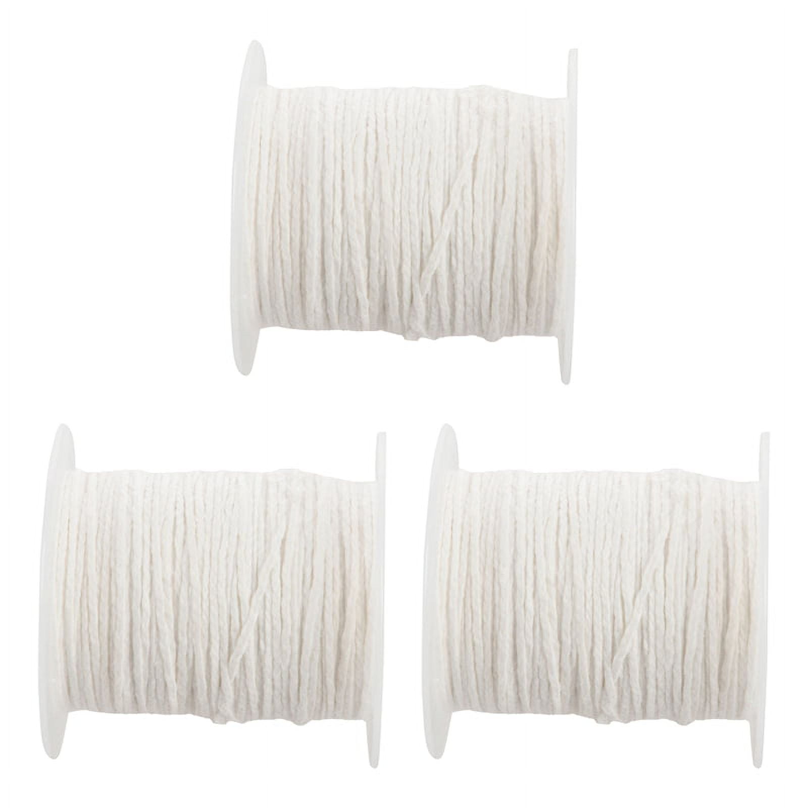 3X Candle Wick, Flat Wick, Round Wick, Lamp Wick, Coil - 61 M, for the ...