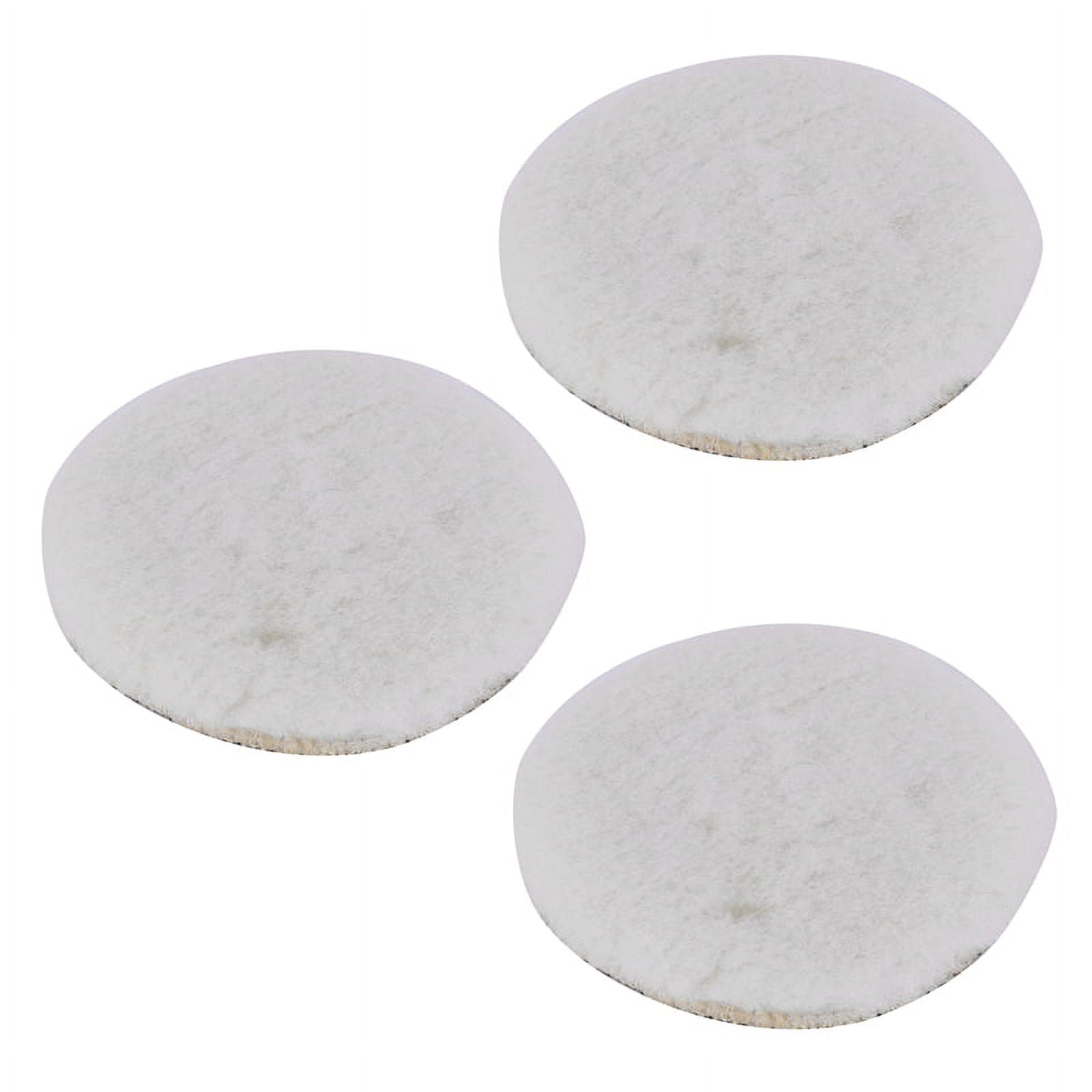 3X Car Van Valeting Polisher Buffer Lamb Wool Polishing Pad 6 Inch ...