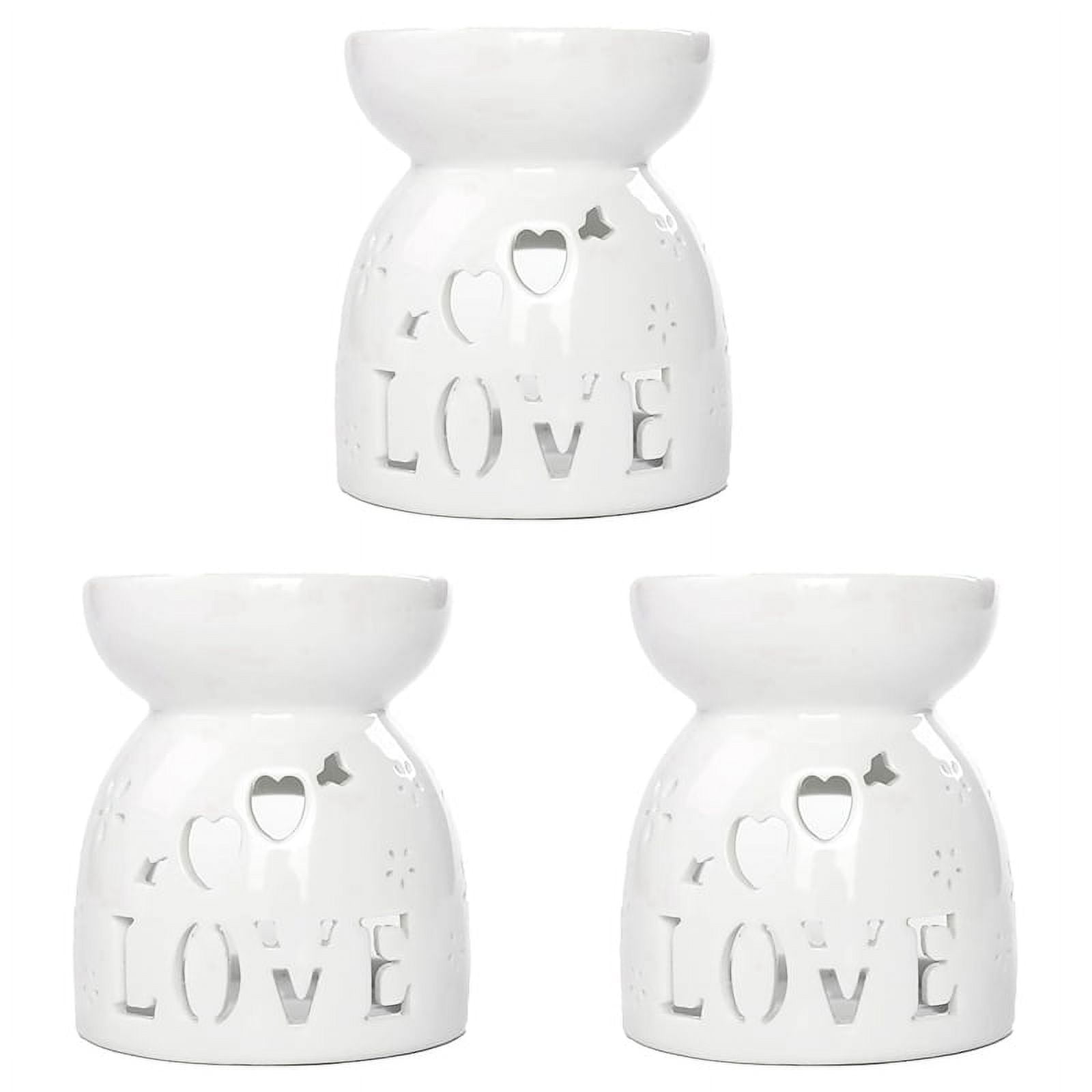 3X Ceramic Diffuser Candle Burner Ceramic Burning Essential Oils ...