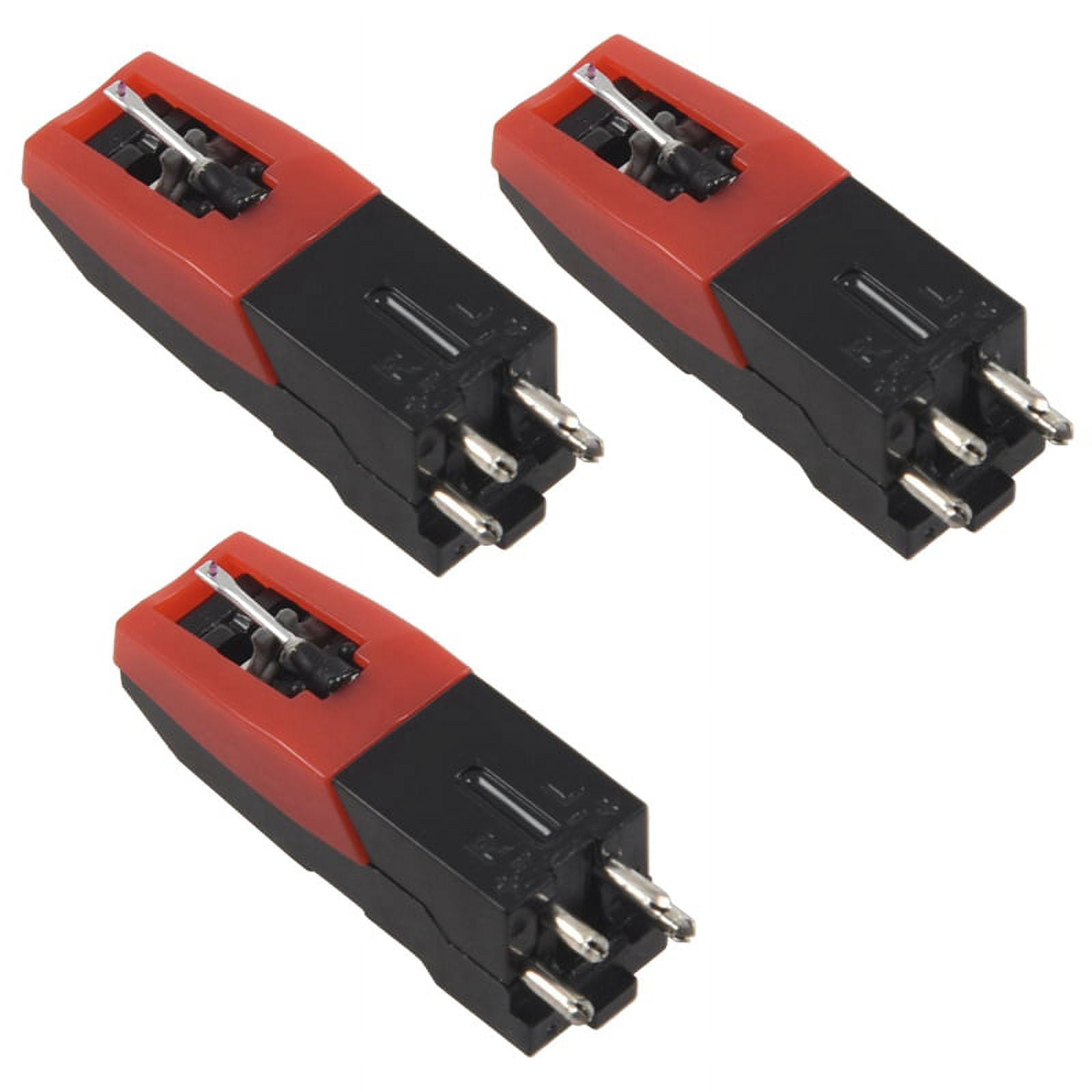 3X Ceramic and Stylus Needle for Phonograph Turntable Gramophone Record ...
