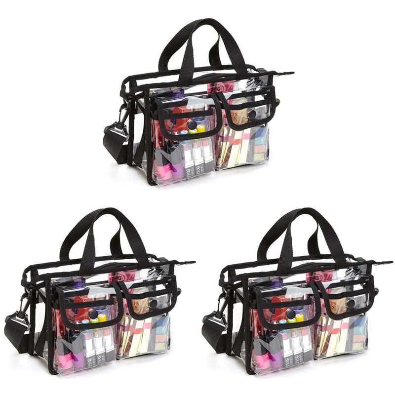 3X Clear -Body Shoulder Bag,Toiletry Organizer Wash Bag - Stadium ...
