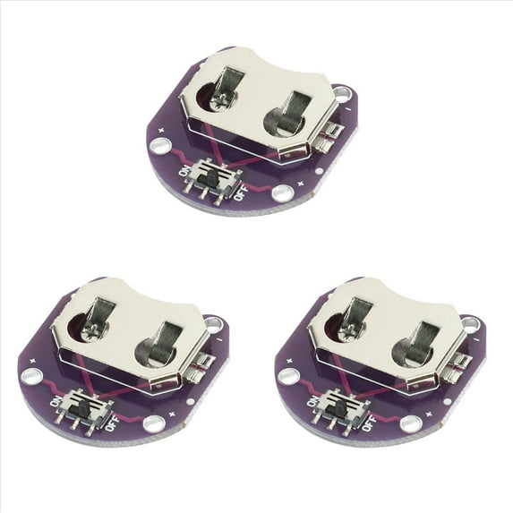 3X Coin Cell Battery Holder CR2032 Battery Mount Module for - Walmart.com