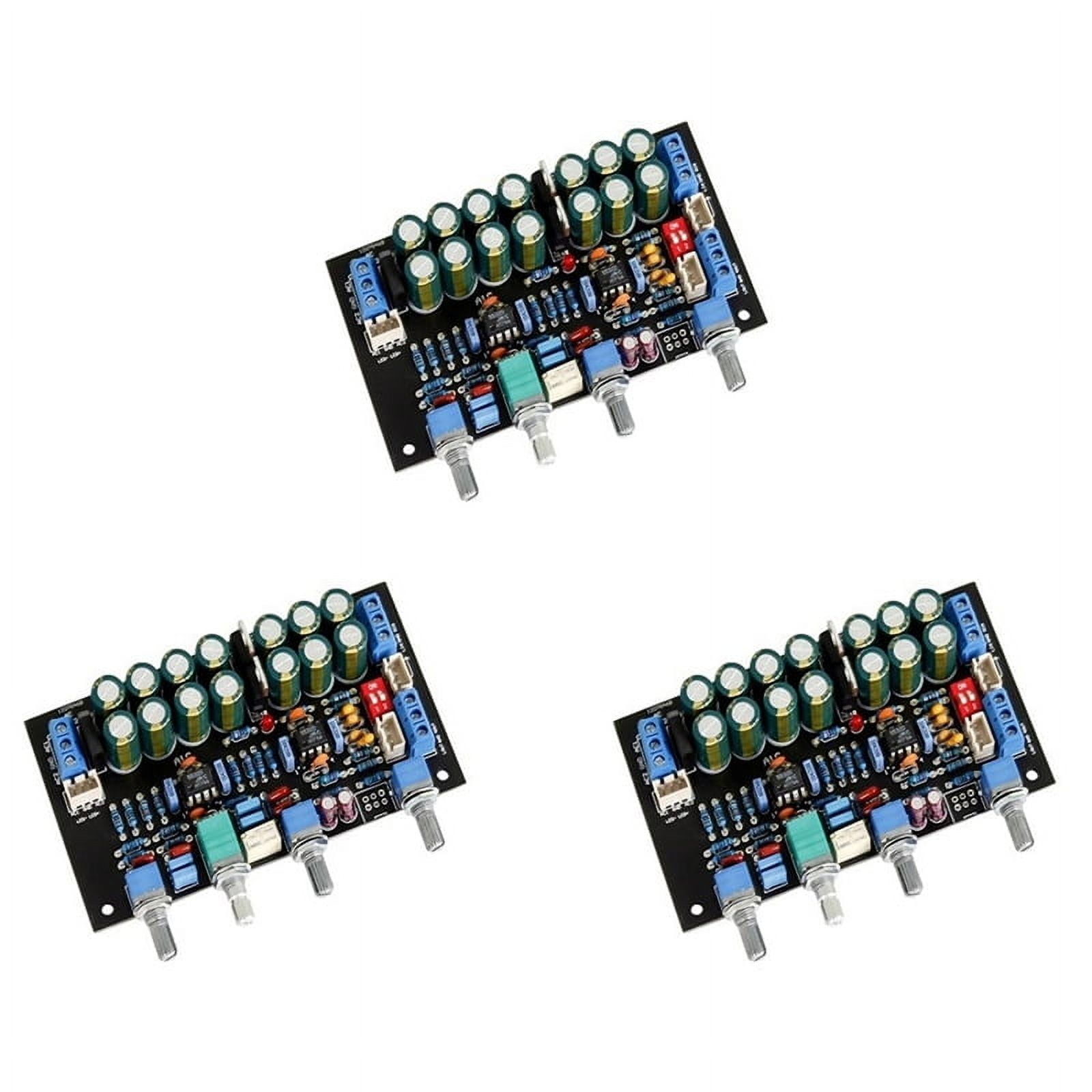 3X Convenient Multifunctional Pre-Amplifier Tone Board Preamp Volume ...