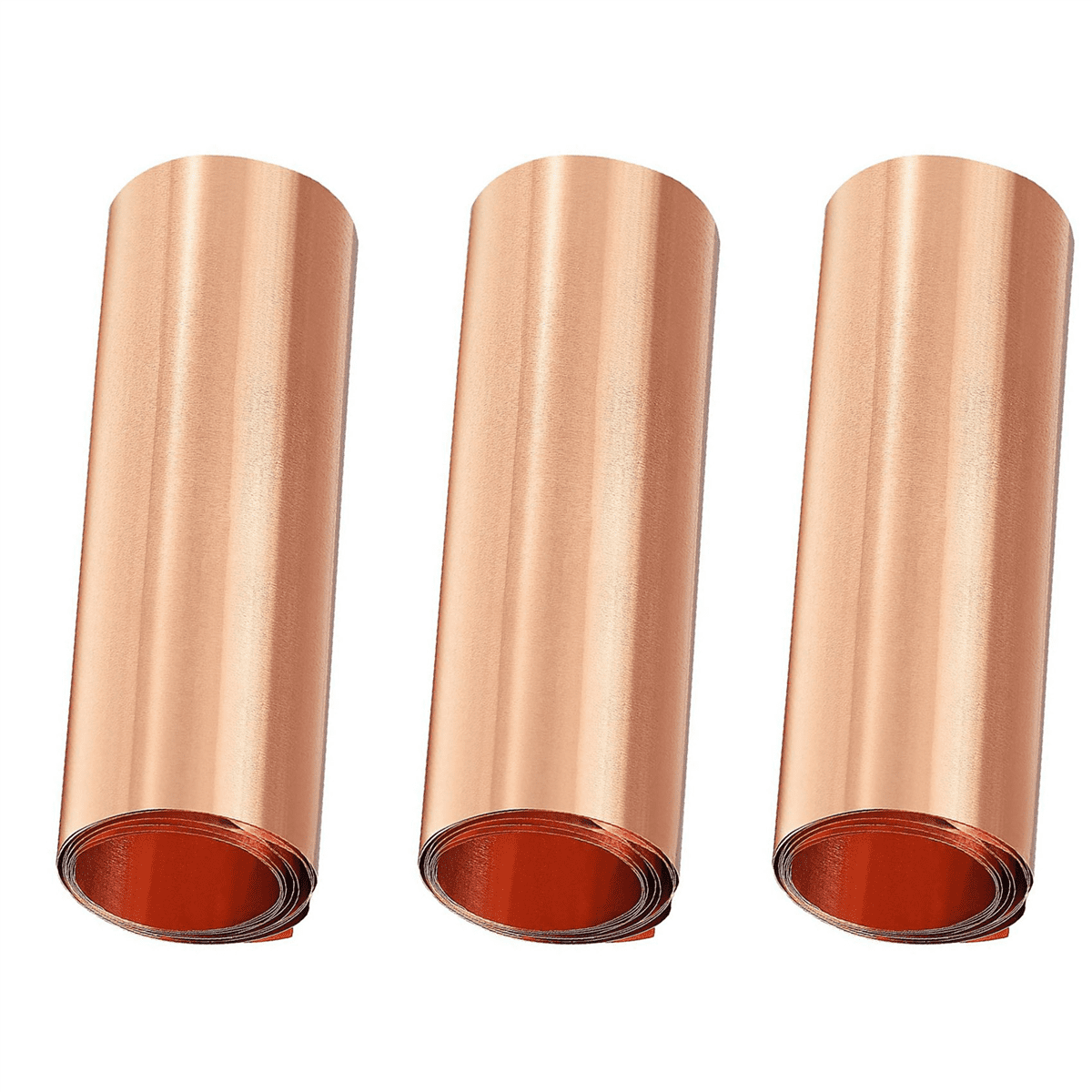 3X Copper Sheet Roll, Metal Foil Plate 1000mm x 100mm x 0.01mm3 * Copper Sheet Roll - Walmart.com