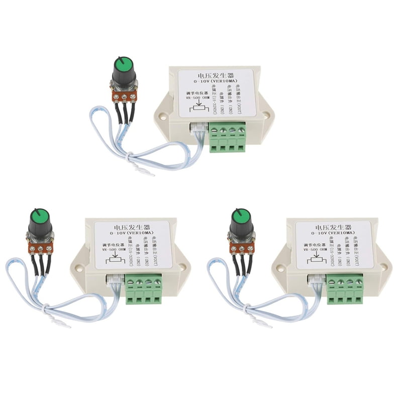 3X DC Voltage Generator Module 0-10V 10MA Adjustable Analog Voltage ...