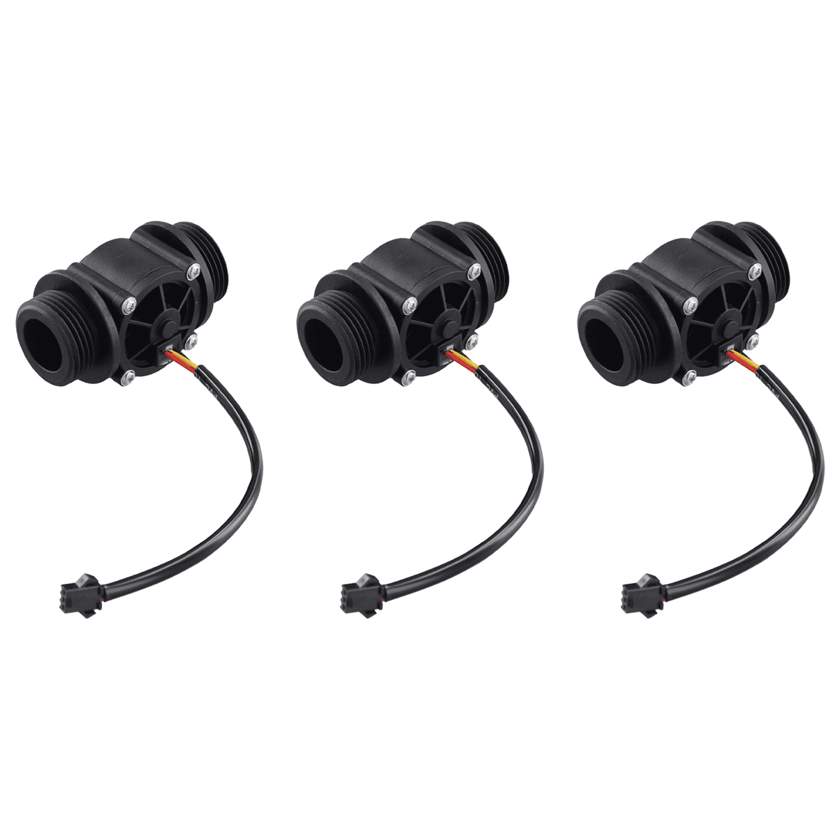3X DN25 FS400A G1inch Water Flow Sensor Hall Flowmeter Meter Counter 2 ...