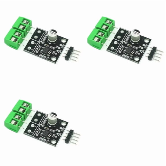 3X DRV8871 H-Bridge Brushed DC Motor Driver Breakout Board PWM Control ...