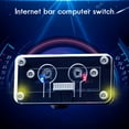 3X Desktop Computer Switch External Power Switch Power Button+Restart ...