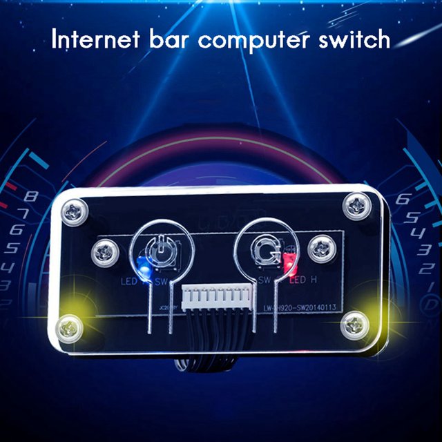 3X Desktop Computer Switch External Power Switch Power Button+Restart ...