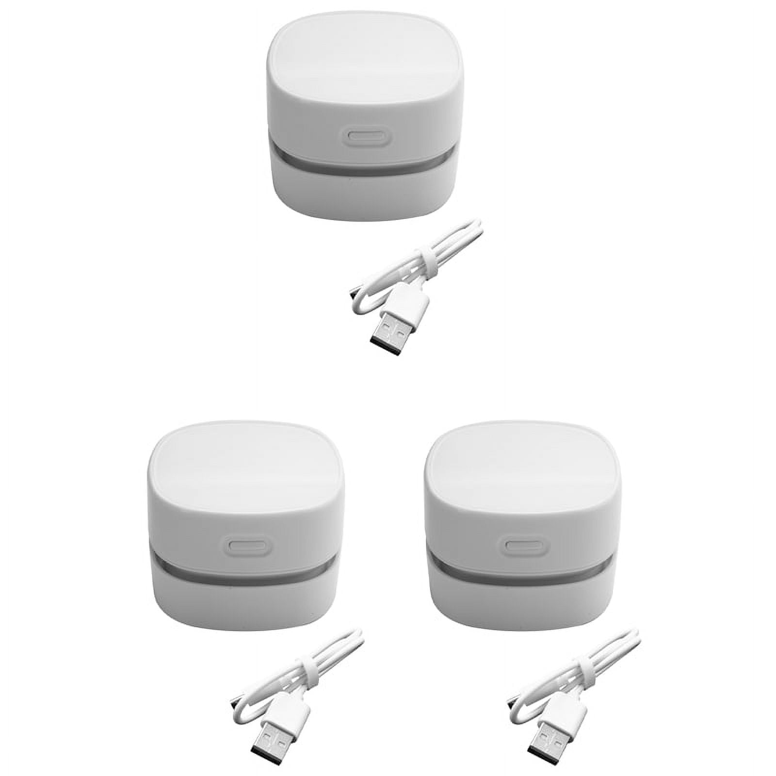 3X Desktop Vacuum Cleaner, Rechargeable Battery Operated, Portable ...