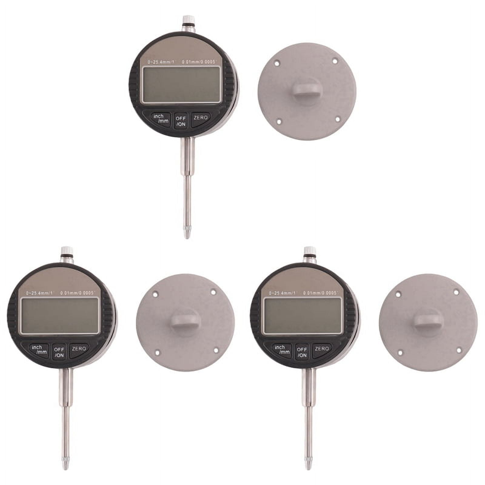 3X Digital Dial Indicator DTI 0.01mm/.0005 Inch Range 025.4mm/1 Inch ...