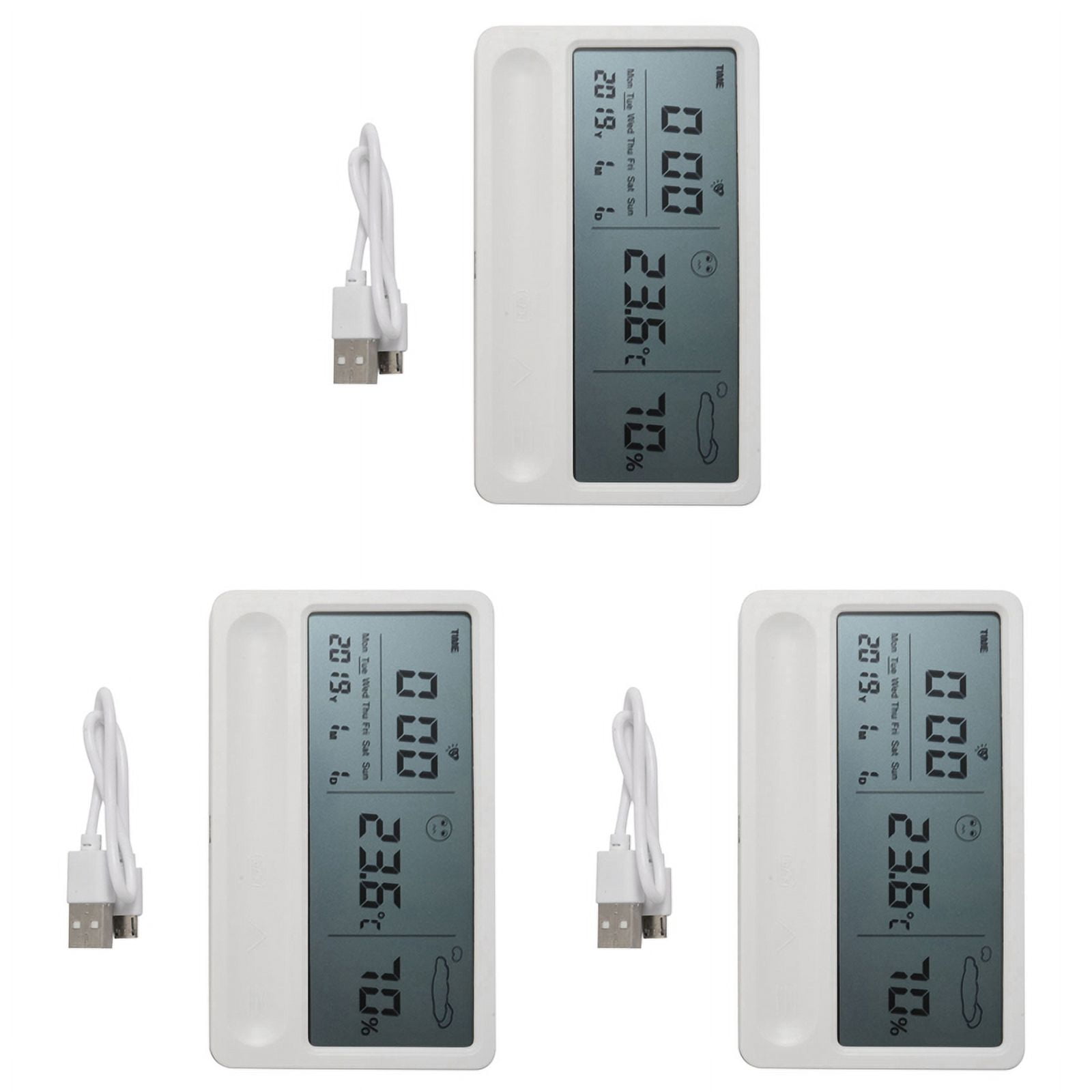 3X Digital Hygrometer Thermometer Indoor Room Temperature Humidity ...