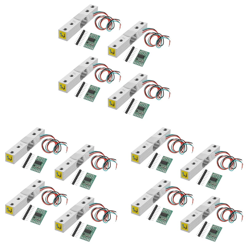 3X Digital Load Cell Weight Sensor-4 Sets 1KG Load Cell HX711 AD ...