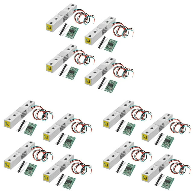 3X Digital Load Cell Weight Sensor-4 Sets 1KG Load Cell HX711 AD ...