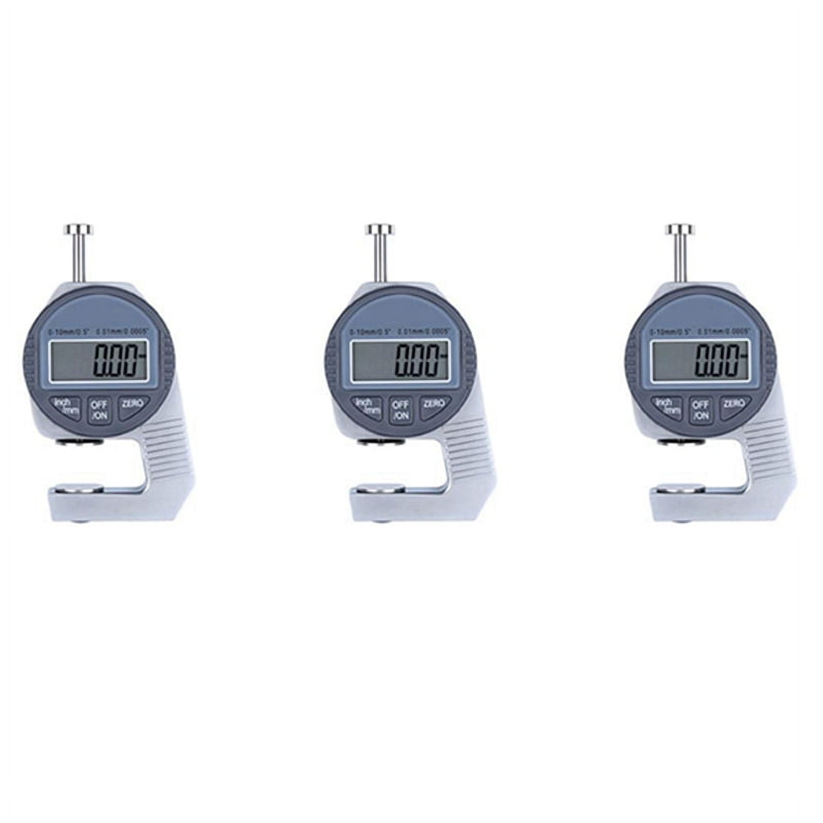 3X Digital Thickness Gauge Electronic Thickness Meter Measure Thickness ...