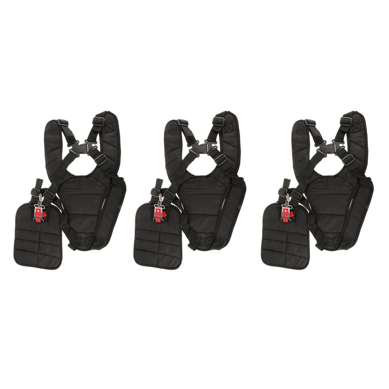 3X Double Trimmer Shoulder Harness Strap Belt Lawn Mower Grass String ...