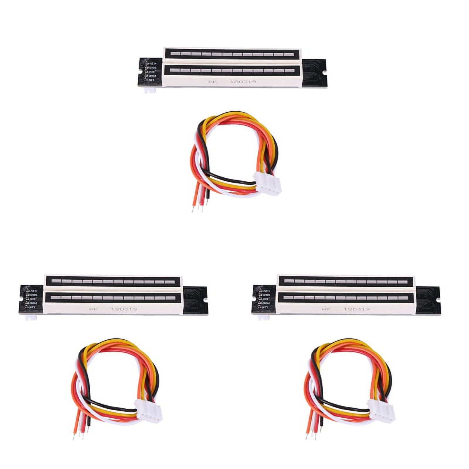 3X Dual 12 Music Level Indicator LED Spectrum VU Meter Amplifier Light ...