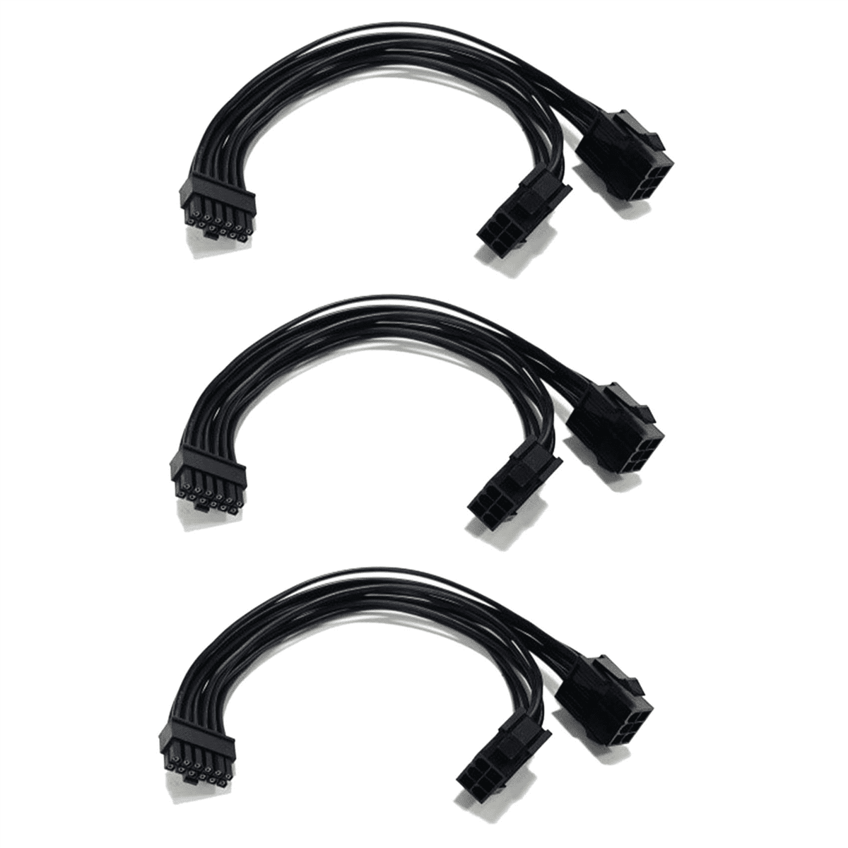 3X Dual 6Pin to Mini 12Pin GPU Video Card Power Cable for RTX30 Series ...
