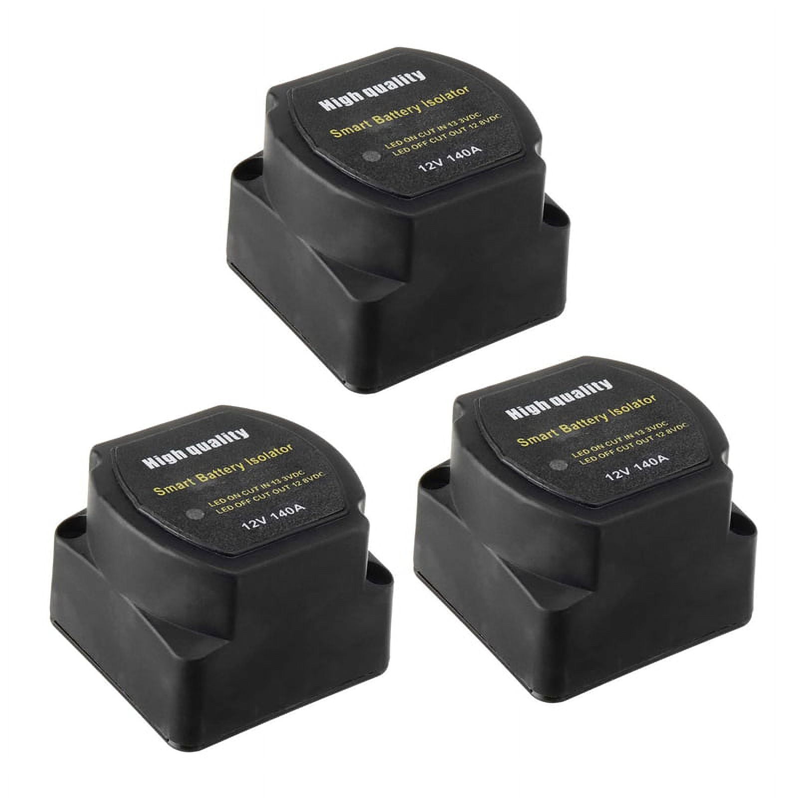 3X Dual Battery Smart Isolator 12V 140 Amp Voltage Sensitive Relay VSR ...