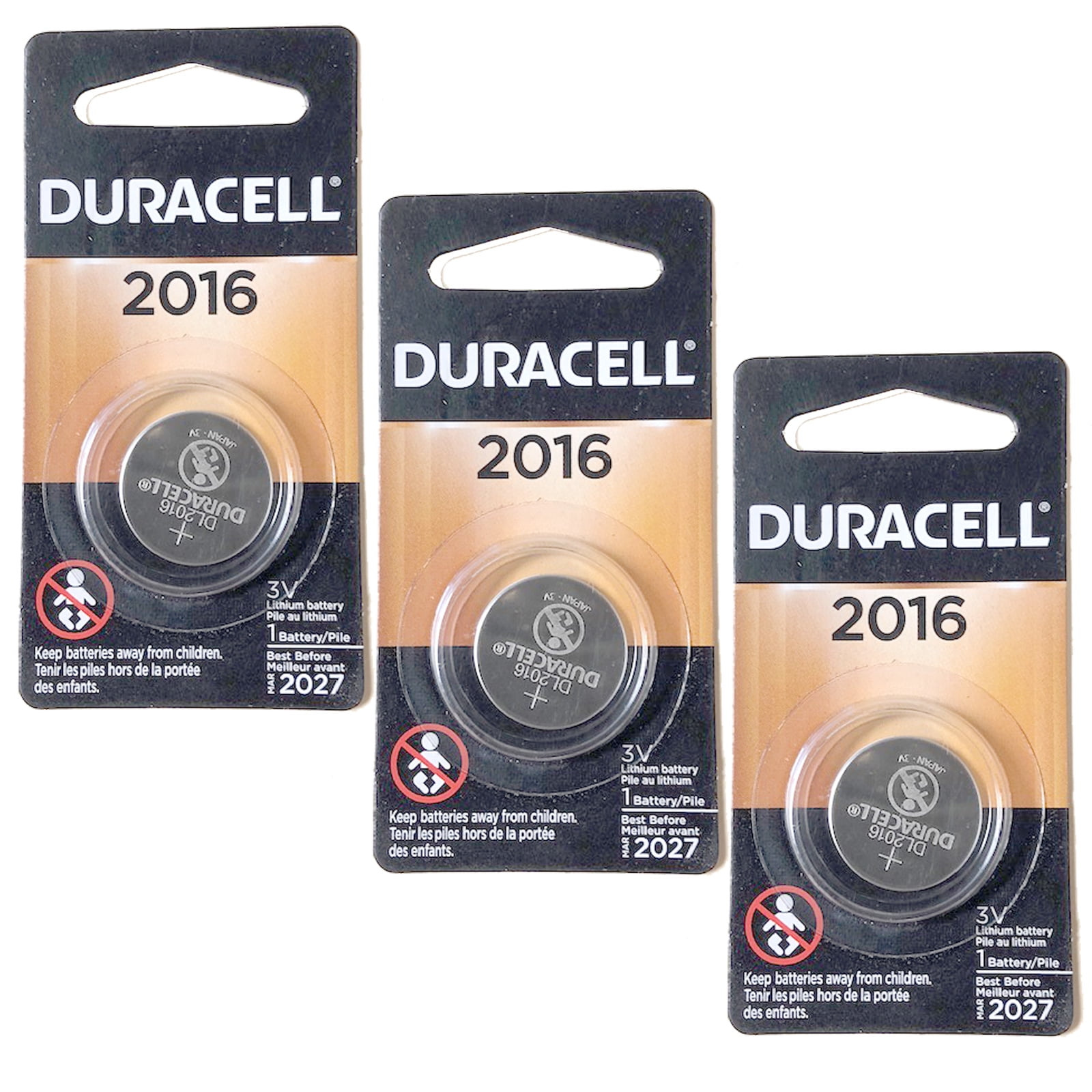 3X Duracell 3V Lithium Coin Battery Compatible with SB-T11, BR2016, 280 ...