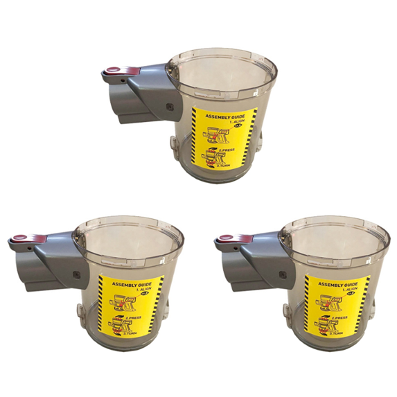 3X Dust Bin Container for Supersonics/ Supersonics 2.0/ IRoom/CV100 ...