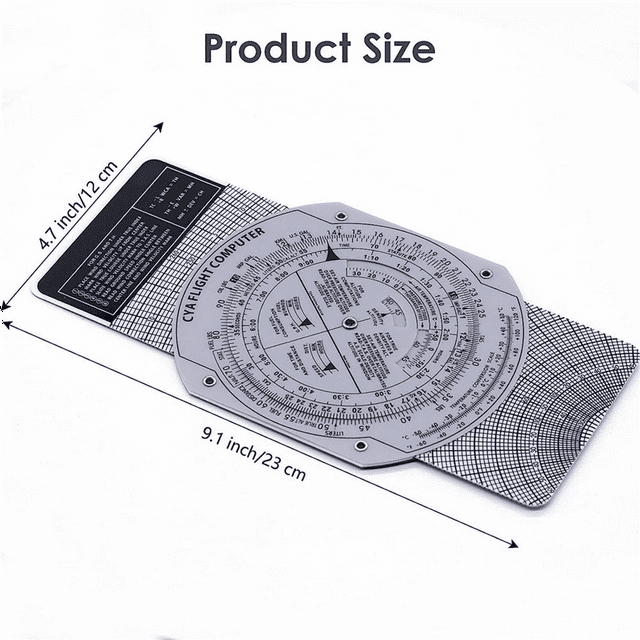 3X E6B Flight Computer Aviation Plotter Circular Slide Rule Used in ...