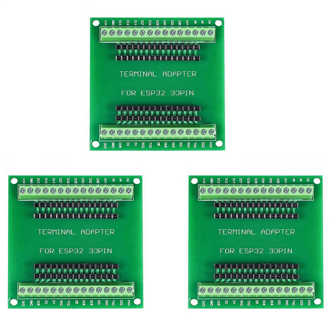 3X ESP32 Expansion Board 30Pin GPIO Breakout Board Compatible with 30 ... 3X ESP32 Expansion Board 30Pin GPIO Breakout Board Compatible with 30 ...